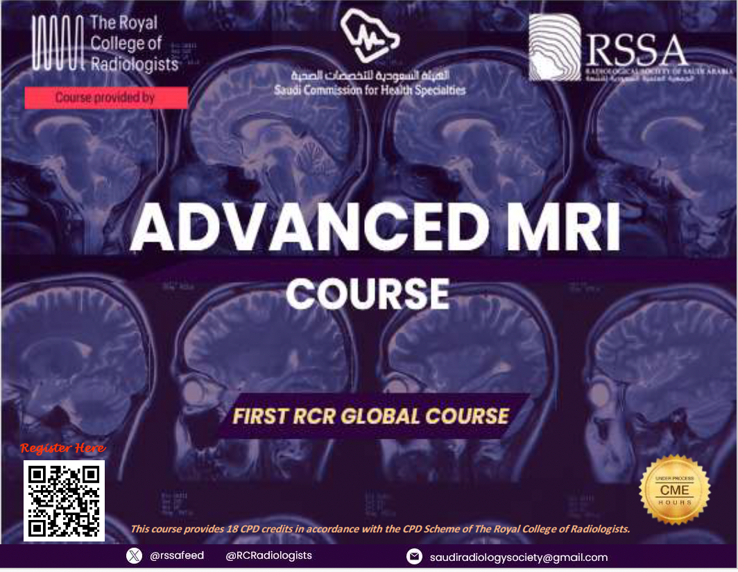 RSSA-1st RCR global Conference: Advanced MRI course